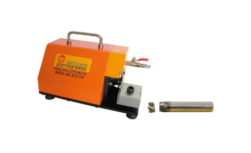 End Mill & Drill Cutter Machine cutting off the head to get sharp edge